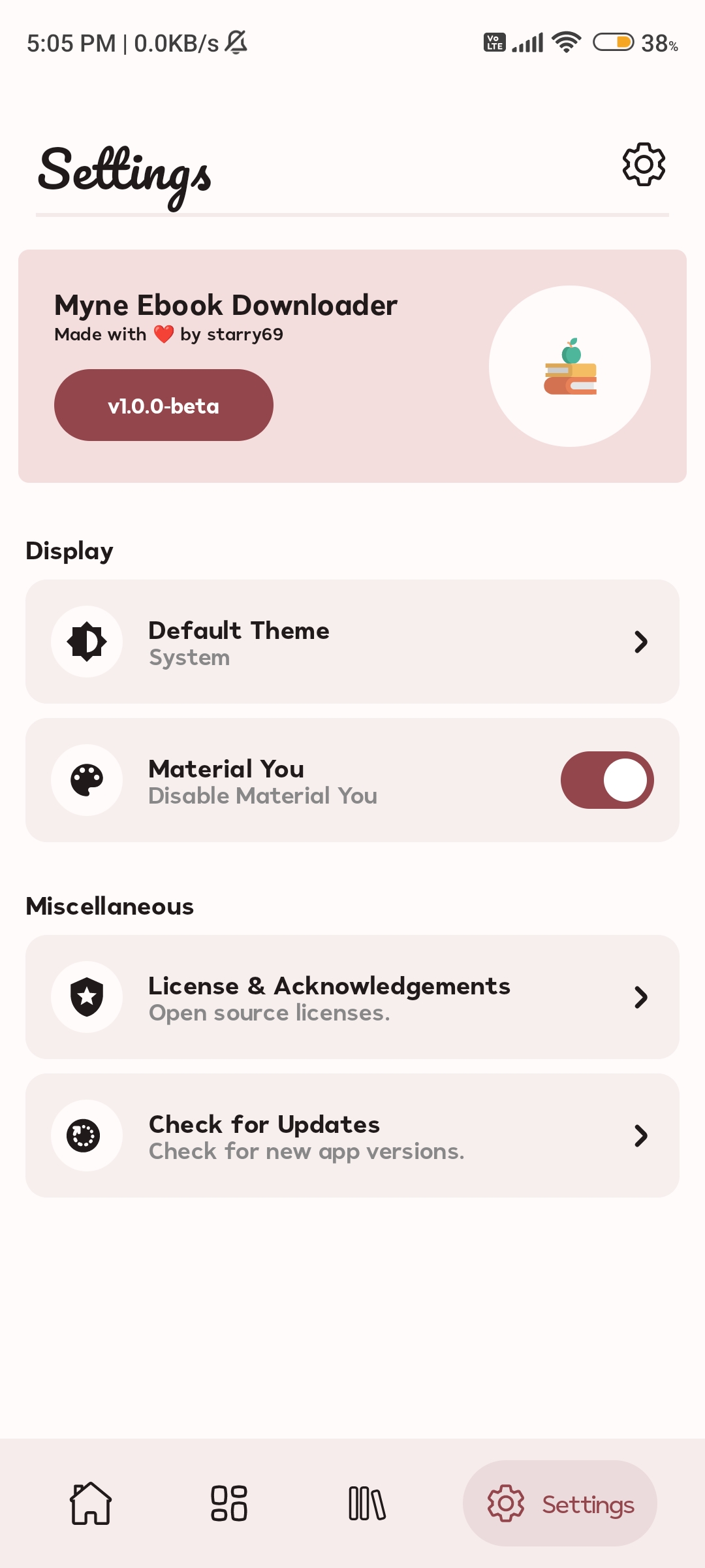 GitHub - soysanrafael/MyBooks: An android app to download ebooks from ...